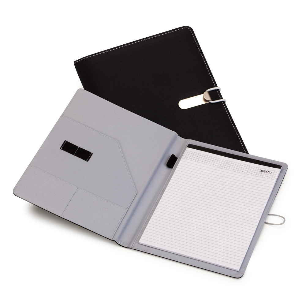 Pasta A4 com Bloco de Anotações - Pastas Convenções - Cadernetas ...
